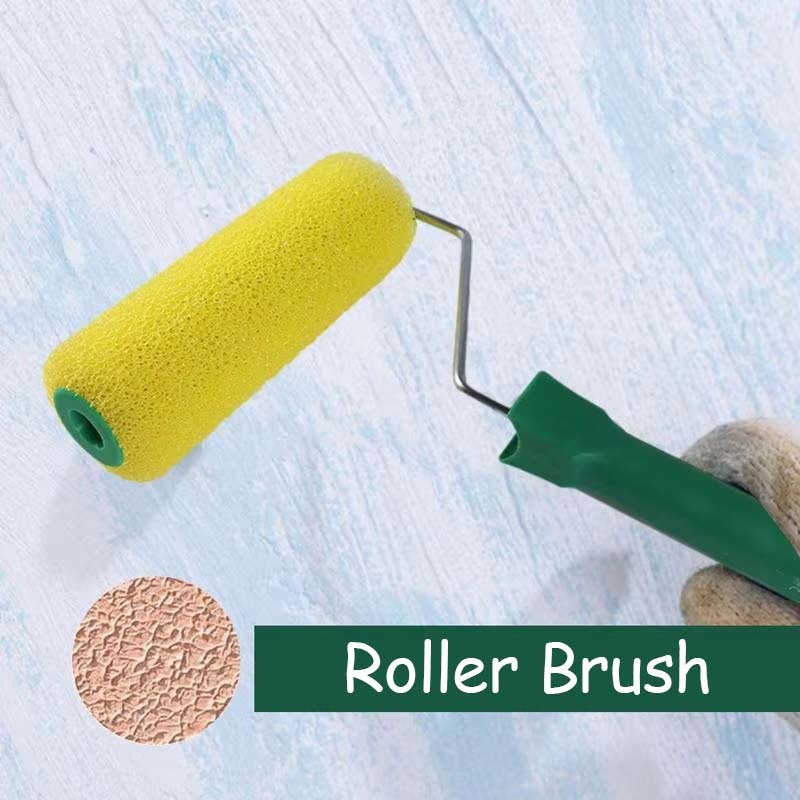 Jual 8 inch roll motif cat dinding Kuas Roll Cat Tekstur Kamprot kuas ...