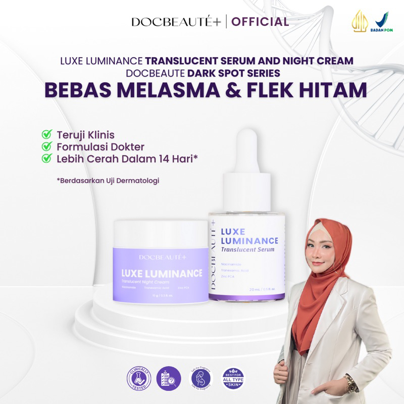 Jual [Docbeaute] Promo Launching 2 - Dark Spot Series & Luxe Luminance Series |Serum Essence ...