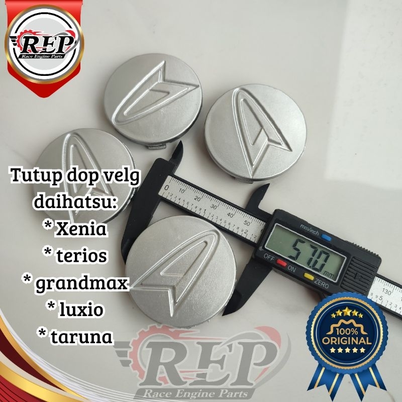 Jual tutup dop velg daihatsu all new xenia luxio terios grandmax taruna ...