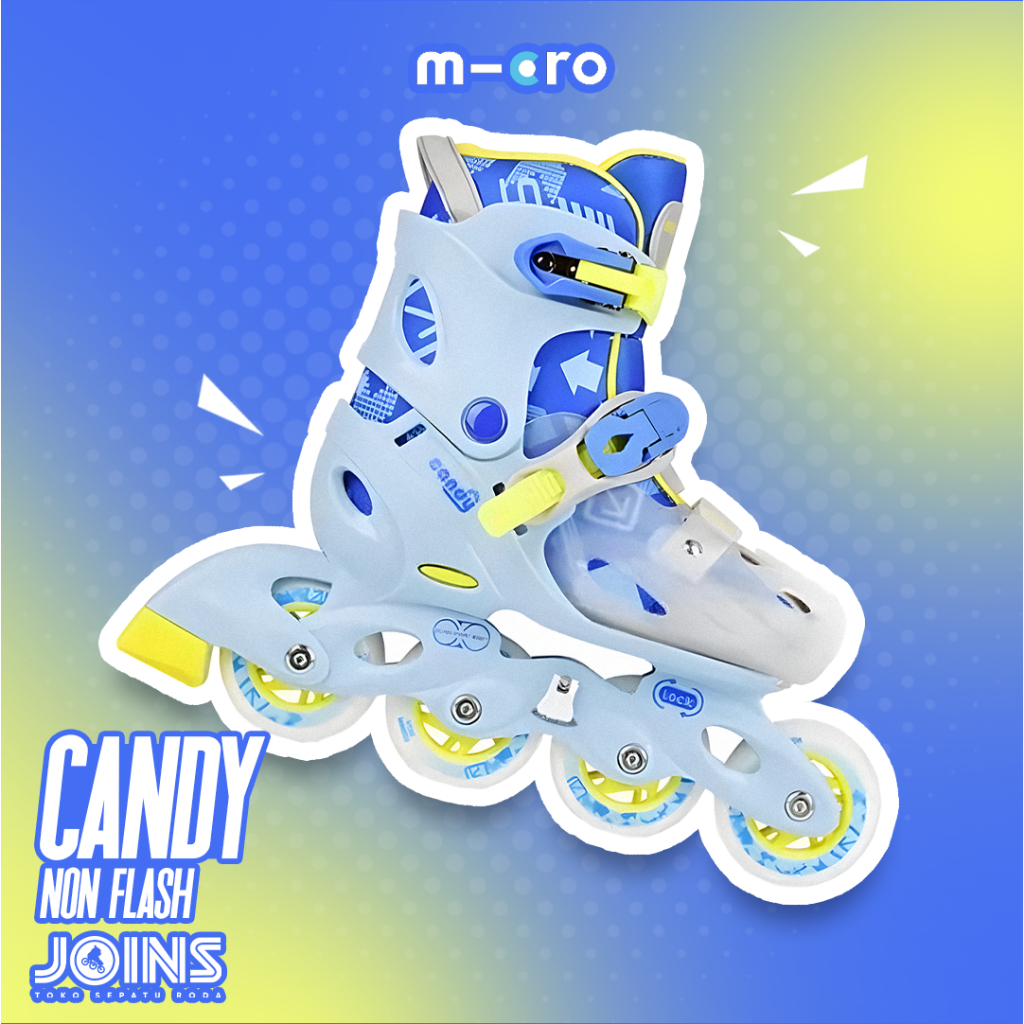 Jual Sepatu Roda Inline Skate Micro Candy Non Flash | Shopee Indonesia