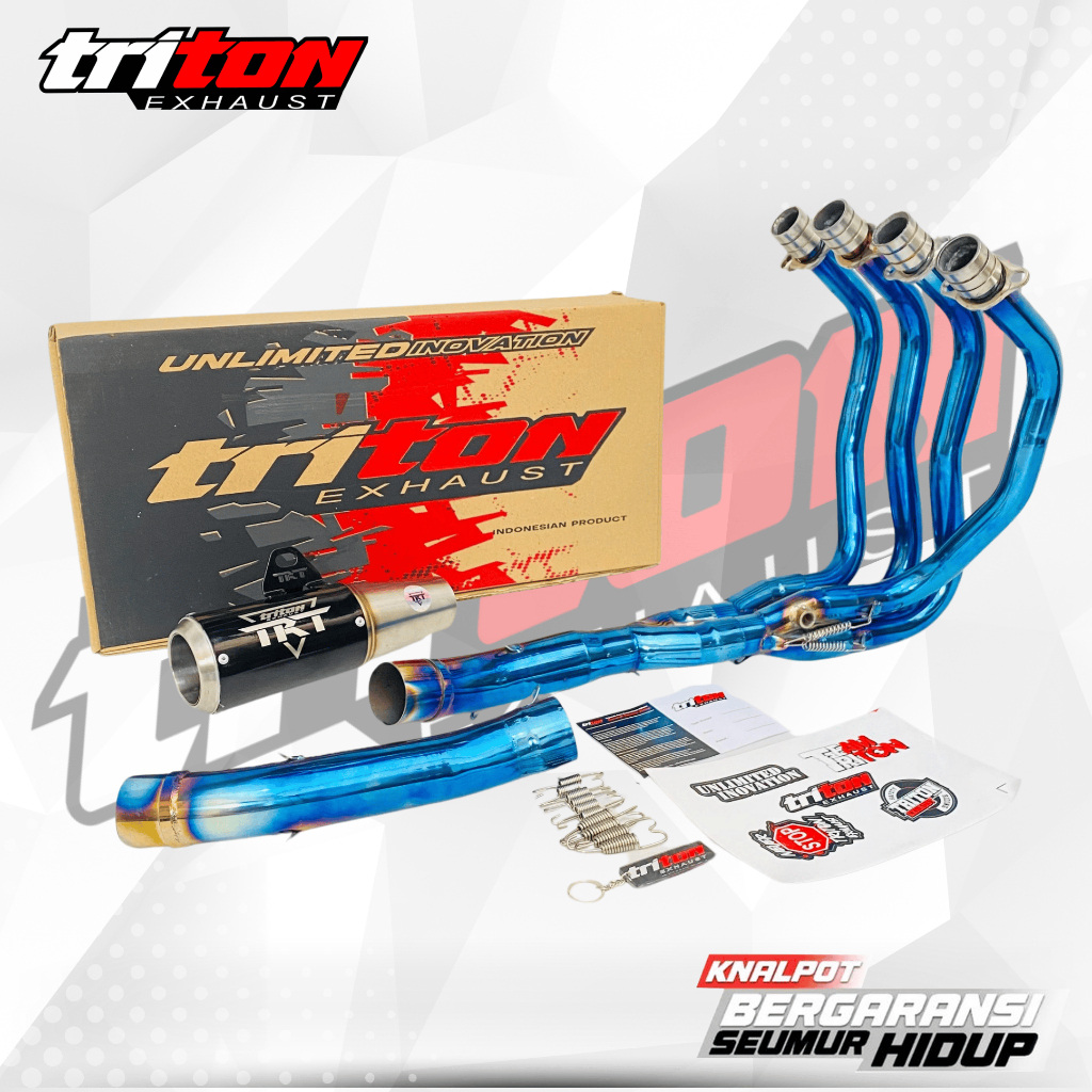 Jual Knalpot Racing Zx25r, Zx25rr 4 Silinder Original Triton Exhaust ...