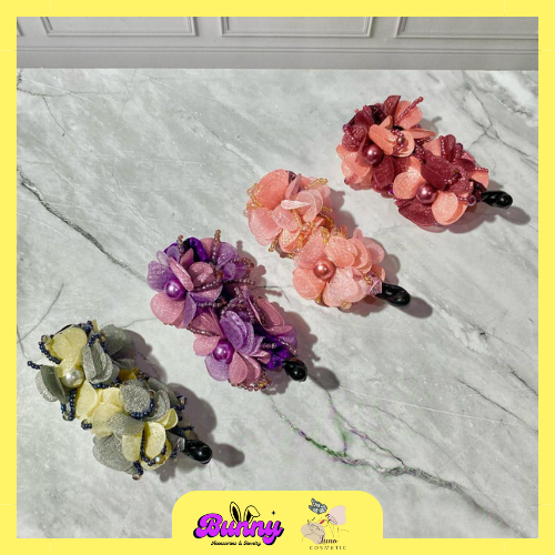 Jual [LUNA]Orchid Hair clip / Jepit Rambut Bunga anggrek Aksesoris ...