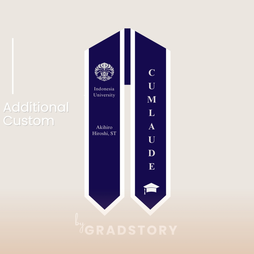 Jual Additional Logo Symbol & Custom Selempang Wisuda | Shopee Indonesia