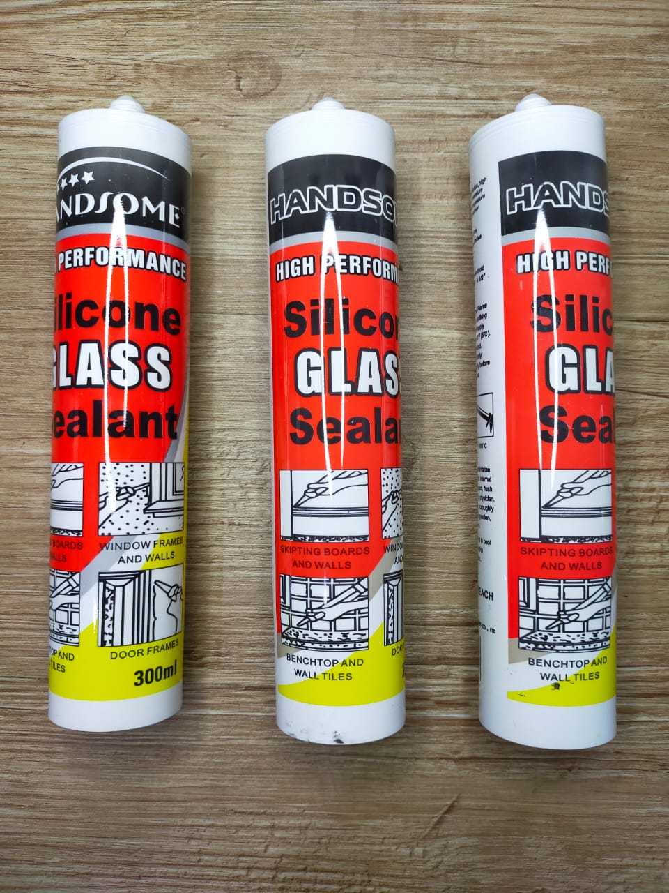 Jual Handsome Lem Kaca Aquarium Silicone Sealant 300 ml Lem Botol Sealant | Shopee Indonesia