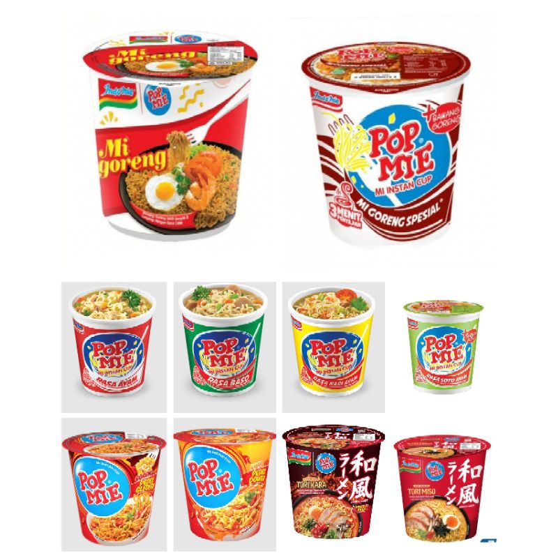 Jual Pop Mie Jumbo Berbagai Varian Rasa Indomie Goreng Spesial Gledek ...