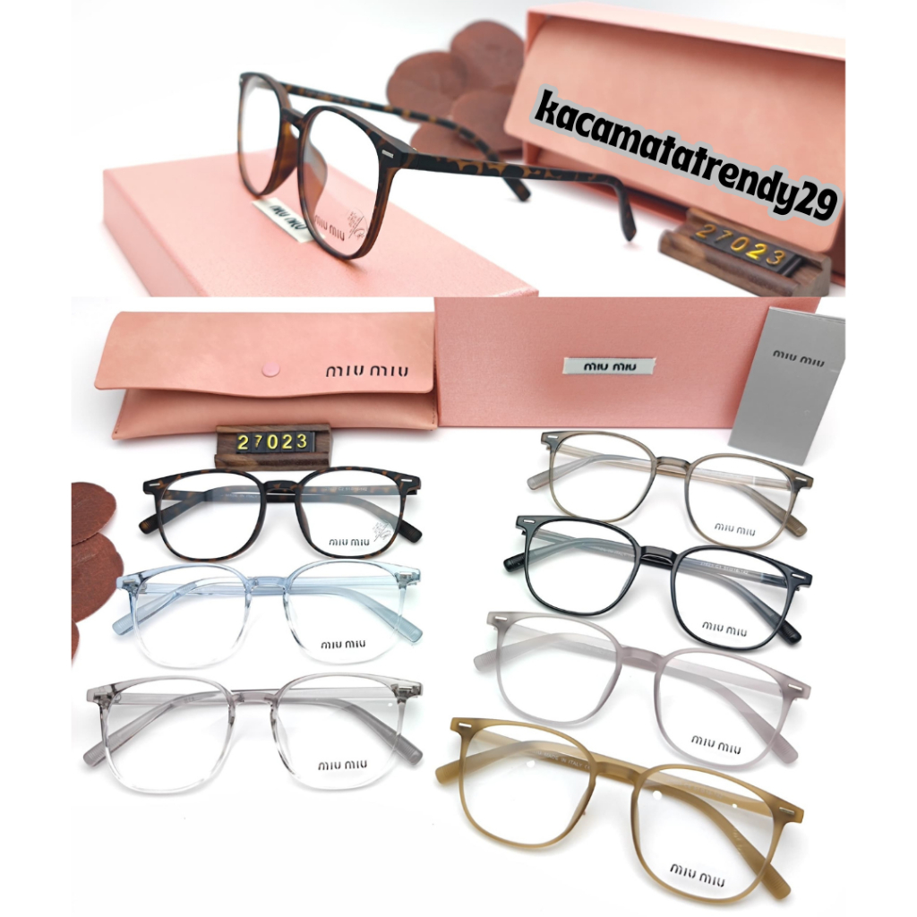 Jual FRAME KACAMATA 27023 // LENSA ANTIRADIASI, BLUERAY, PHOTOCROMIC ...