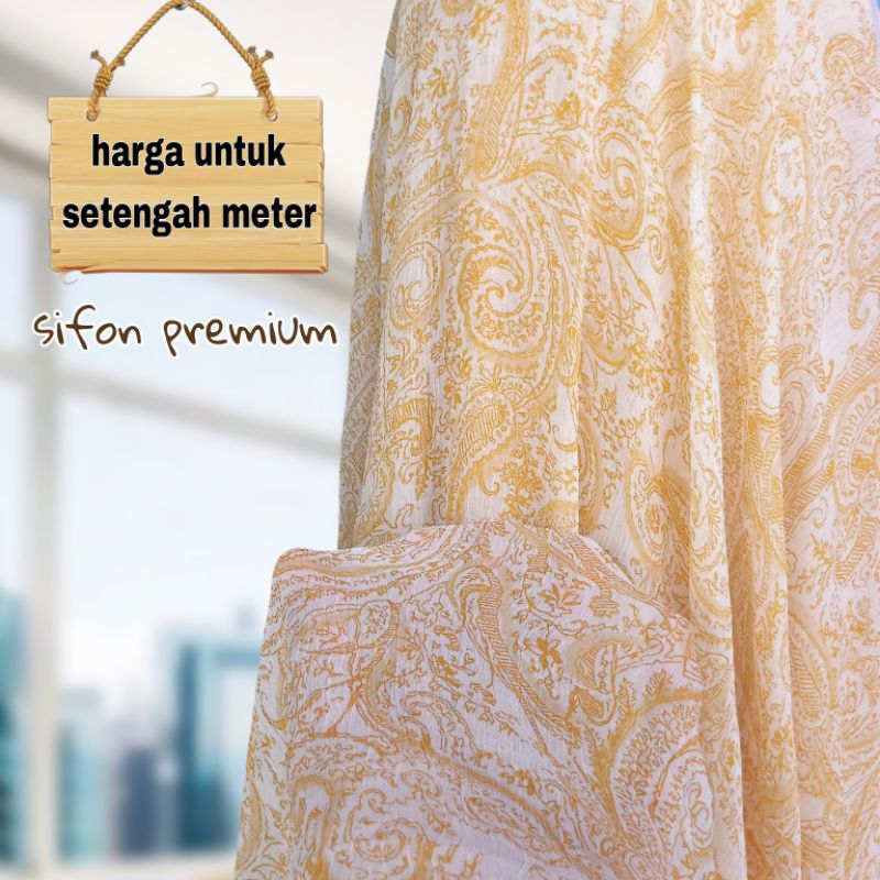 Jual Kain Sifon Premium Motif Paisley Terbaru | Shopee Indonesia