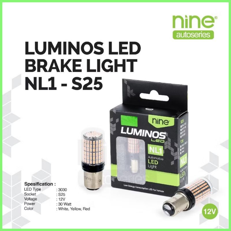 Jual LAMPU REM DAJJAL MOBIL S25 180° NL1 144 MATA LED SUPER TERANG ...