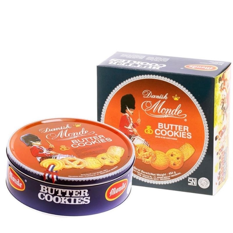 Jual Monde Blue Shell Biskuit Kaleng Kecil 454gr | Shopee Indonesia