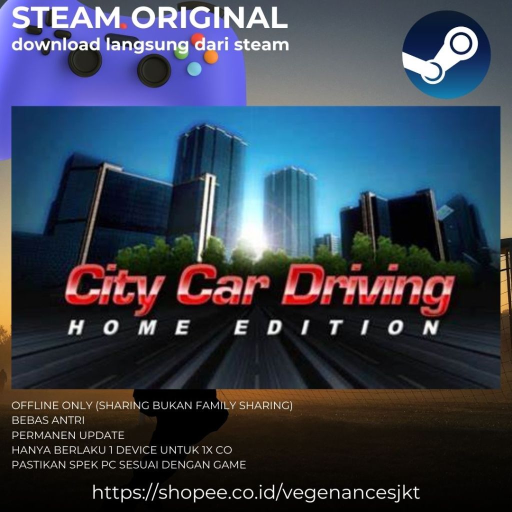Jual City Car Driving PC Game Sharing Original + Latest Update | Shopee ...