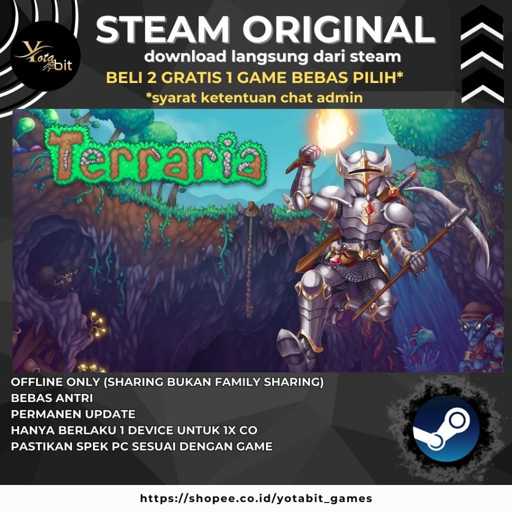 Jual Terraria TmodLoader PC Sharing Original Offline | Shopee Indonesia