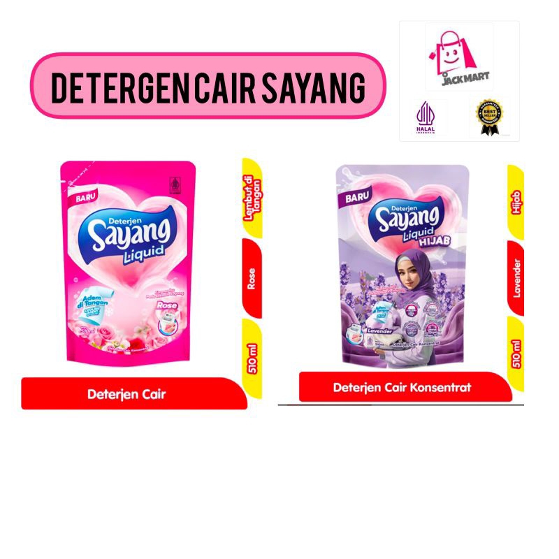Jual SAYANG Detergent Liquid Cair 510 ML | Shopee Indonesia