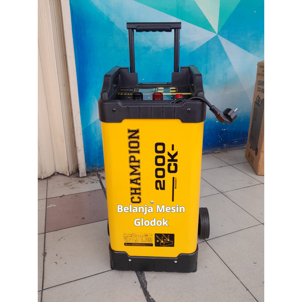 Jual Battery Charger Aki 2000 Amper Champion CK 2000 | Shopee Indonesia