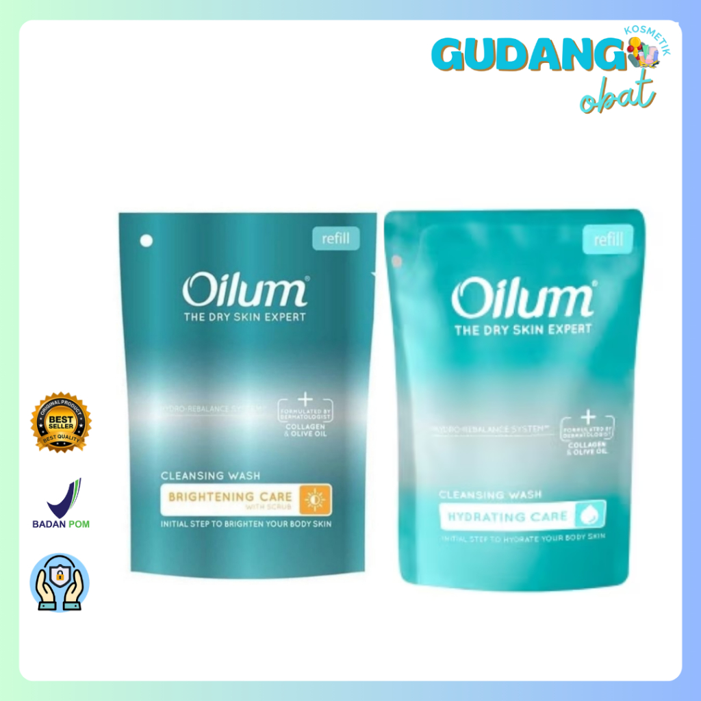 Jual Oilum Refill Body Wash Brightening Care 175 ml, Oilum Refill ...