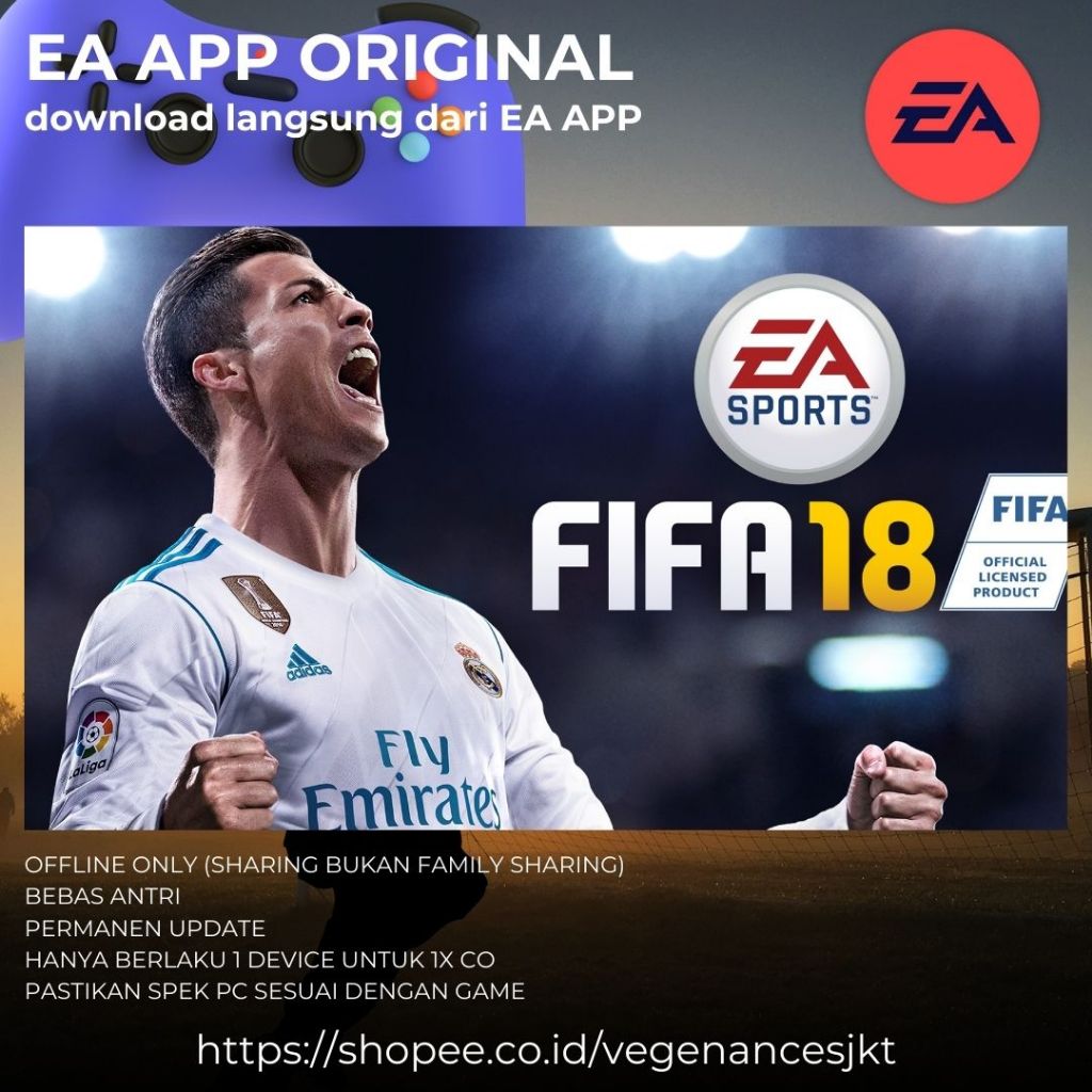 Jual FIFA 18 PC Game Sharing Original + Latest Update | Shopee Indonesia