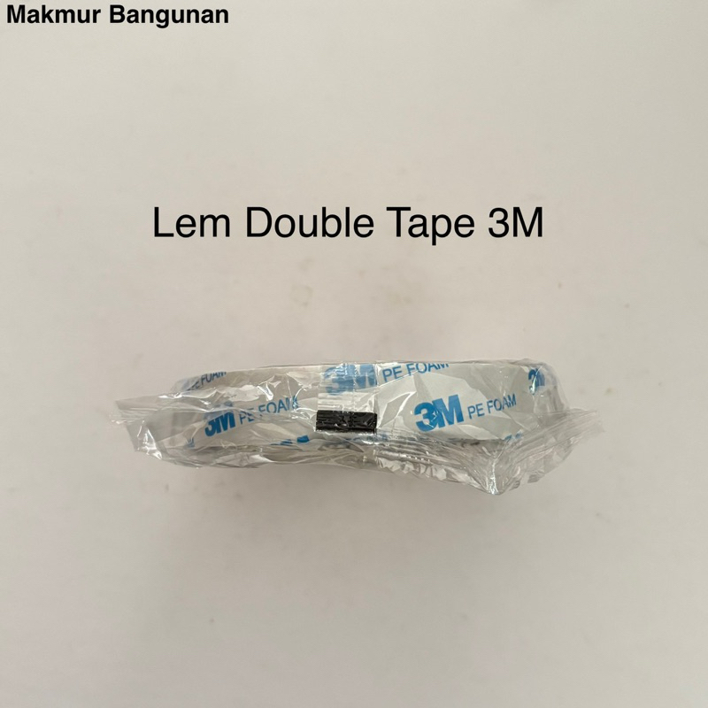 Jual Lem Double Tape 3M Putih Pe Foam | 1 Inch 24mm x 5 Meter | Double ...