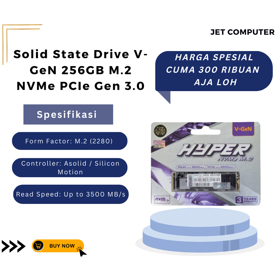 Jual SSD V-GeN 256GB M.2 NVMe PCIe Gen 3.0 - SSD VGEN M2 NVME | Shopee ...