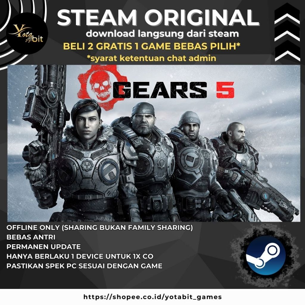 Jual Gears 5 PC Sharing Original Offline | Shopee Indonesia