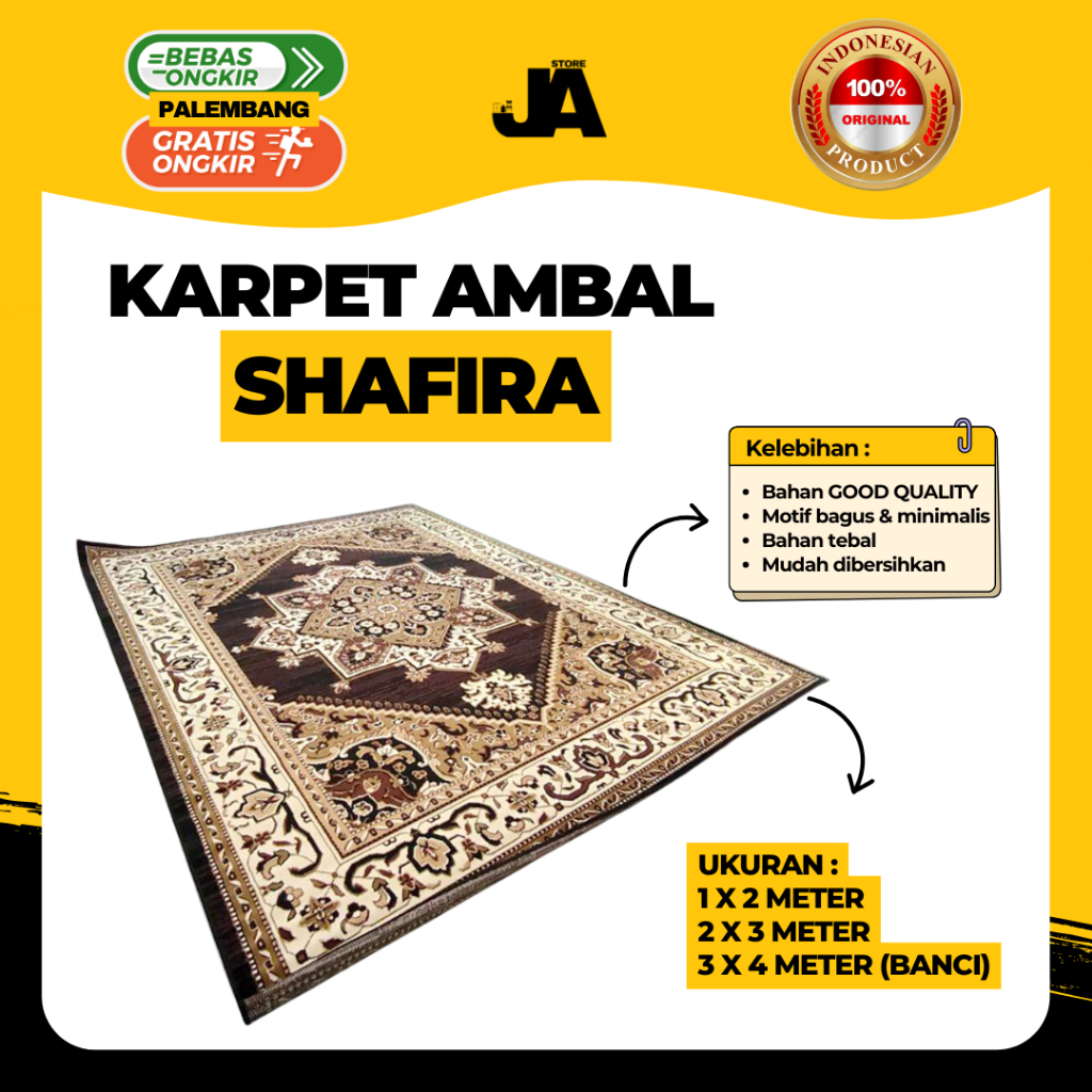 Jual Karpet Ambal Shafira Lantai Rumah Permadani Banci / Tebal Halus Minimalis Berkualitas Ruang ...