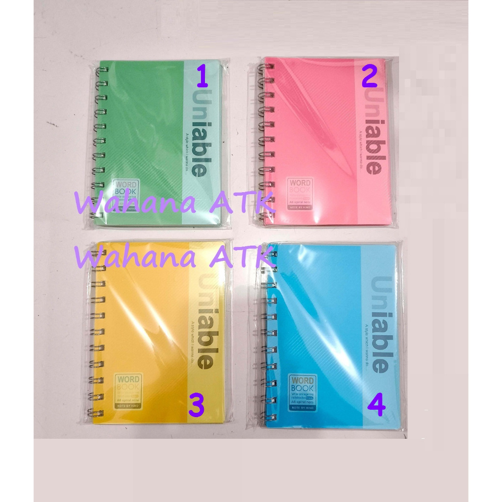 Jual buku catatan NOTEBOOK SPIRAL A6 | Shopee Indonesia