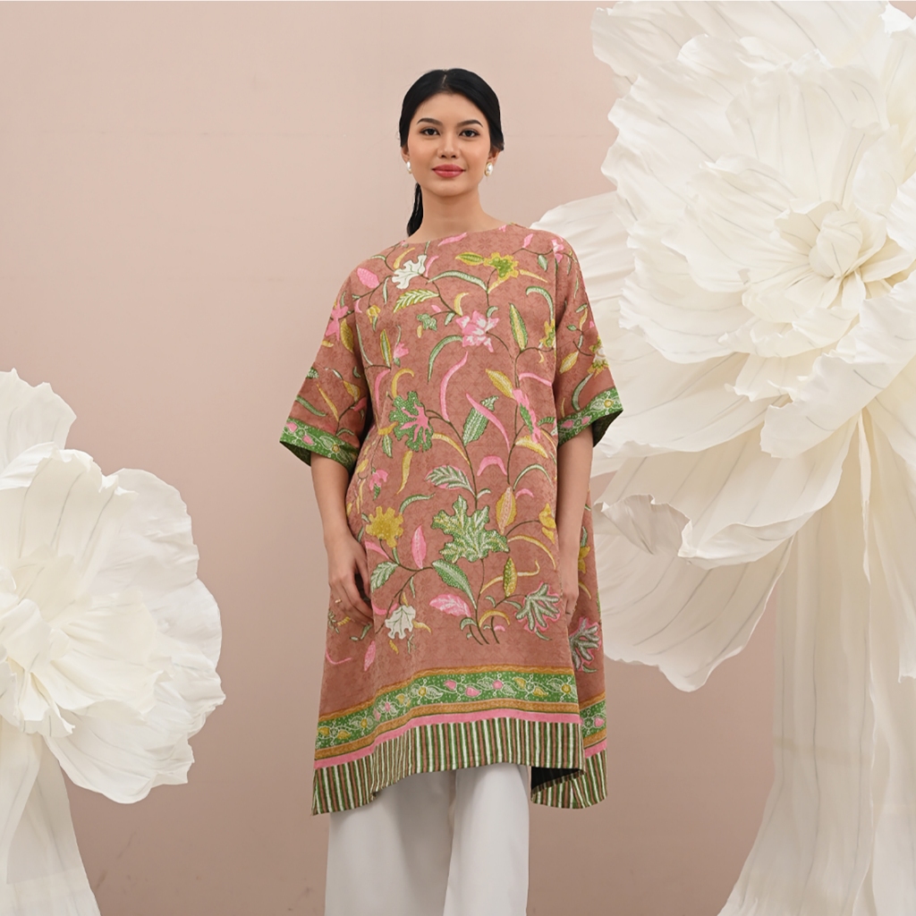 Jual NONA RARA - Janeta Dobi Rayya T3881, Baju kerja blouse batik ...