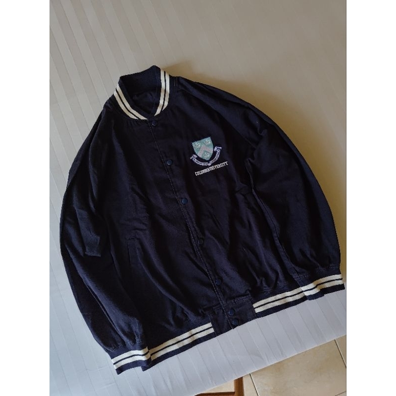 Jual Varsity Jacket Uniqlo Colab Columbia University Second Original ...