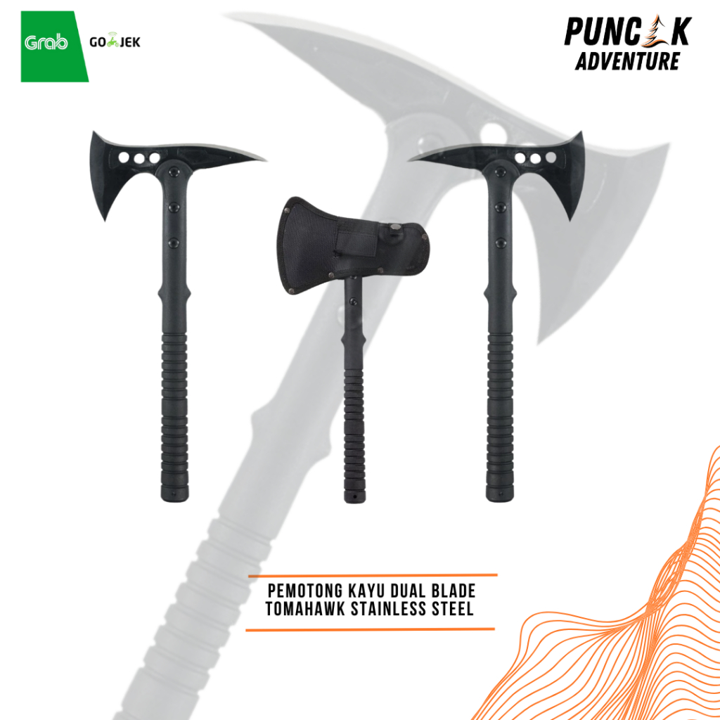 Jual Pemotong Kayu Dual Blade Tomahawk Stainless Steel - Kapak - Kapak ...