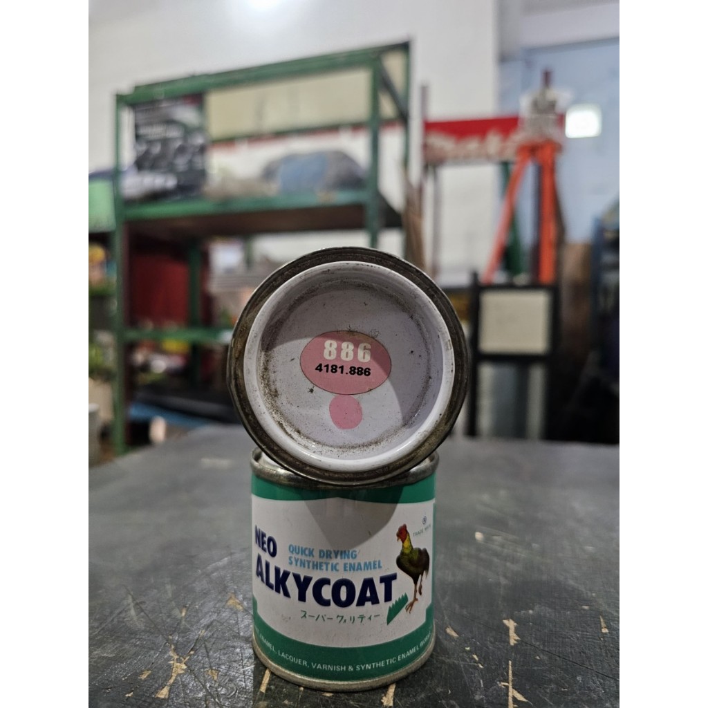 Jual Cat NEO ALKYCOAT / Cat Kayu / Cat Besi Logam - Pink 886 100gr ...