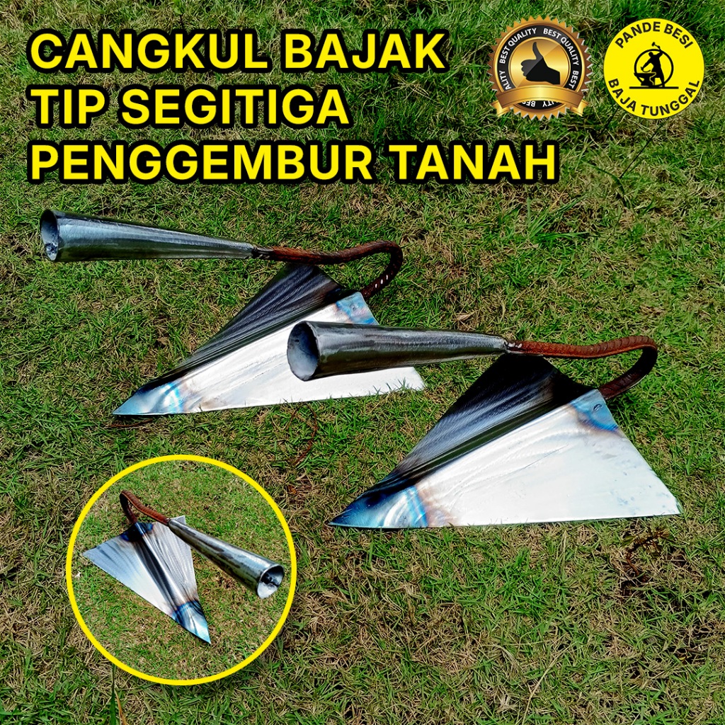 Jual Cangkul Tip Segitiga Besar / Garuk Cangkul Bajak Tanah untuk ...