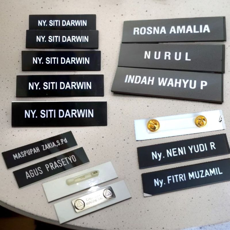 Jual nama dada/name tag | Shopee Indonesia