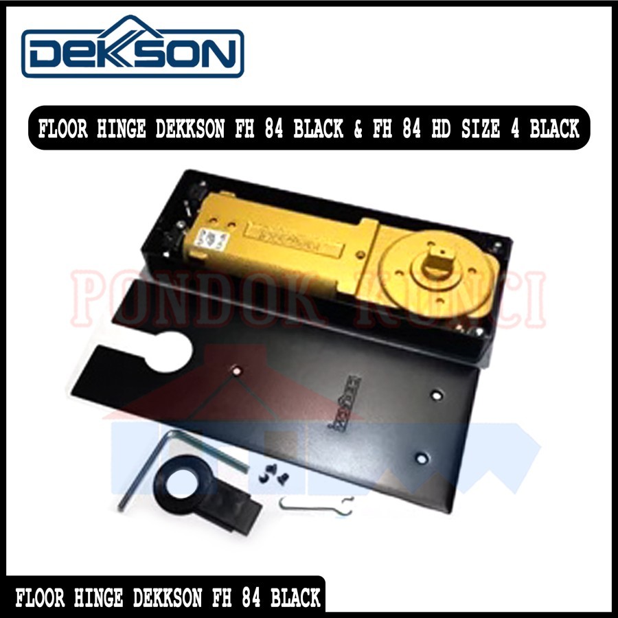 Jual Engsel Tanam Lantai Dekson Hitam Floor Hinge Dekkson Black Type 84 ...