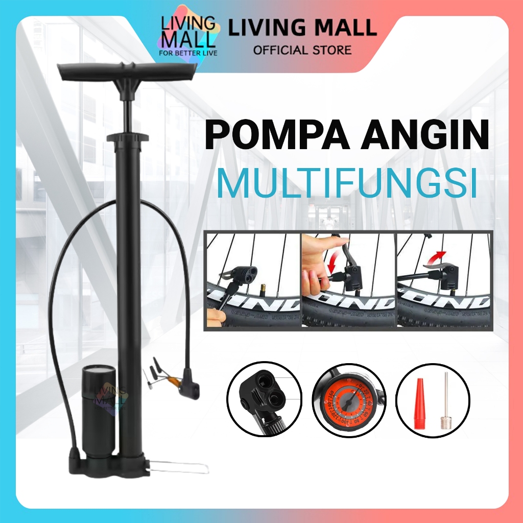 Jual Pompa Angin Multi Fungsi atau Pompa Sepeda dan Motor / Pompa Angin ...