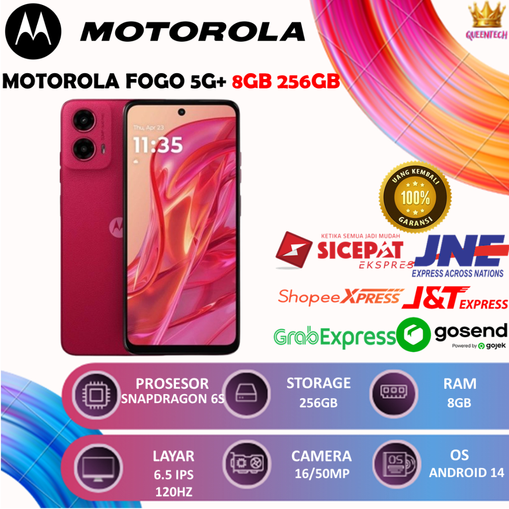 Jual MOTOROLA FOGO 5G+ 8GB/256GB GARANSI RESMI (BNIB) | Shopee Indonesia