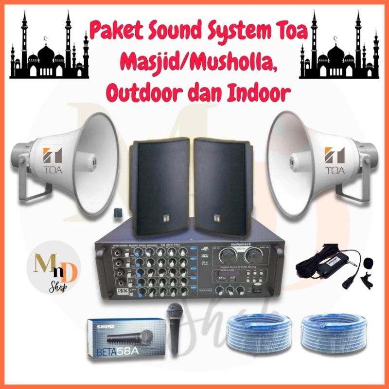 Jual Pakai Sound System Toa Masjid/Musholla Outdoor dan Indoor | Shopee ...