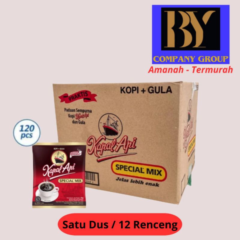 Jual Kapal Api Special Mix Kopi + Gula SATU DUS (12 renceng x 120 ...