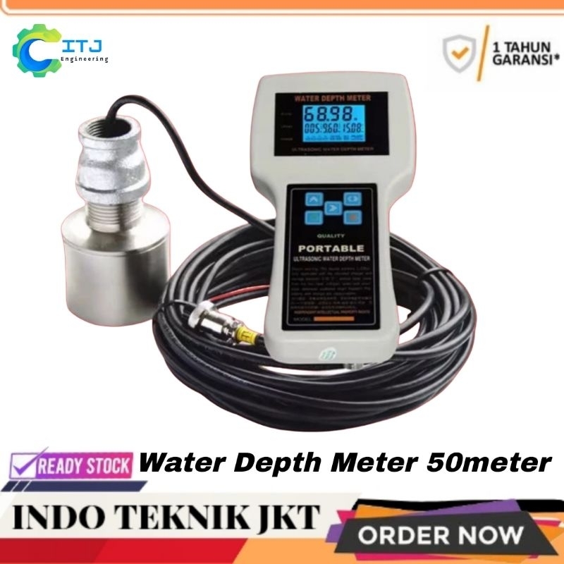 Jual Ultrasonic Water Depth Meter 50 Meter Tester Air Finder 50M FW ...