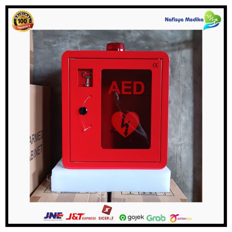Jual Box Kotak AED Defibrillator With Alarm / Kotak Box Aed ...