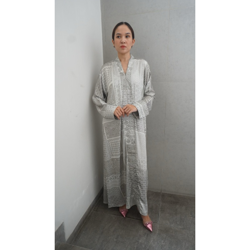 Jual Robaya Abaya Silk Dress ( Dress Lebaran, Dress Hari Raya 2025 ...
