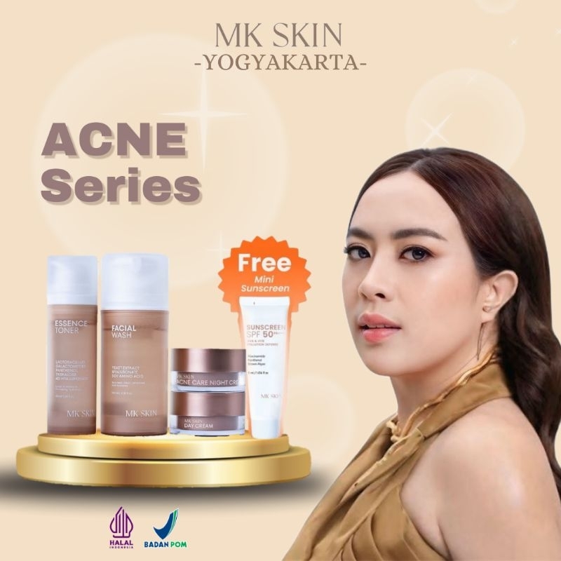 Jual MK SKIN - NEW SERIES MK SKIN ACNE SERIES/ PAKET ACNE FREE ...