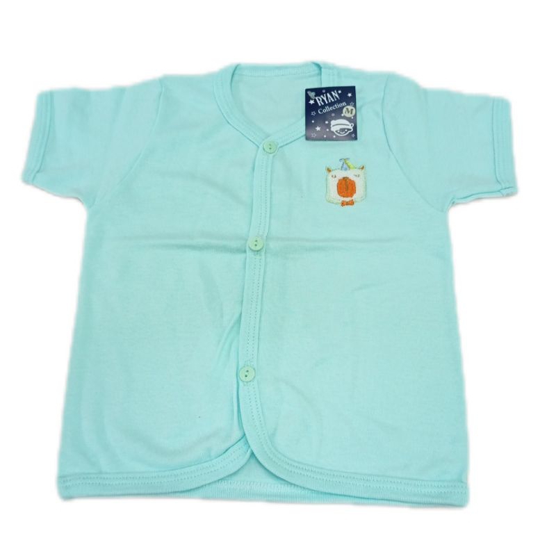 Jual Ryan Collection Baju Pendek Bayi Warna Bordir (1pcs) | Shopee ...