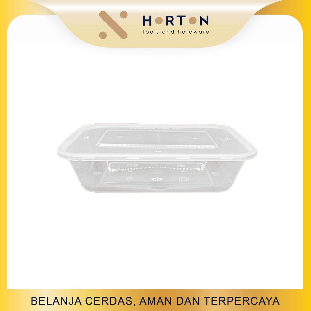 Jual Kotak Makan Plastik / Thinwall / Food Container PERSEGI PANJANG ...