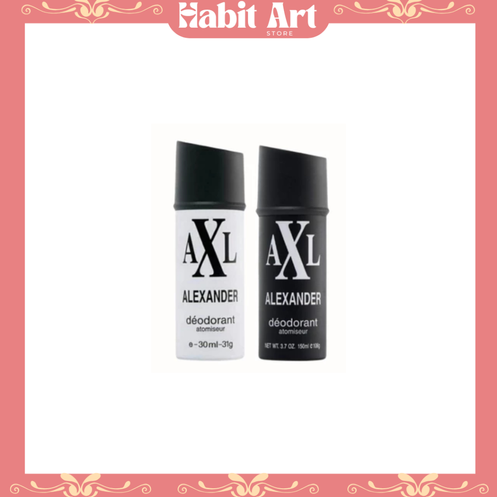 Jual AXL Alexander Deodorant Spray 150 ml | Shopee Indonesia