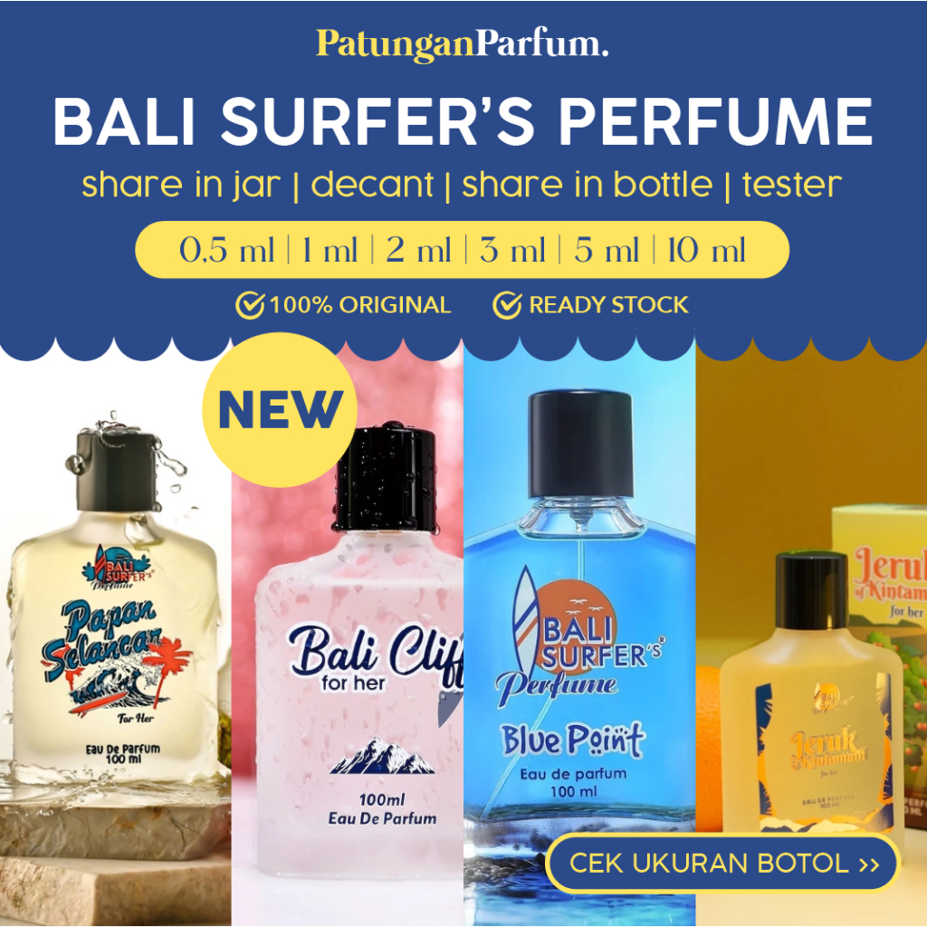 Jual Decant Bali Surfers Perfume BSP - Bali Cliff Dreamland for Her ...