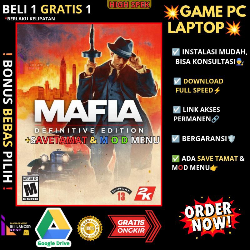 Jual Mafia Definitive Edition - Mafia 1 Remake - PC LAPTOP GAMES - CARA ...