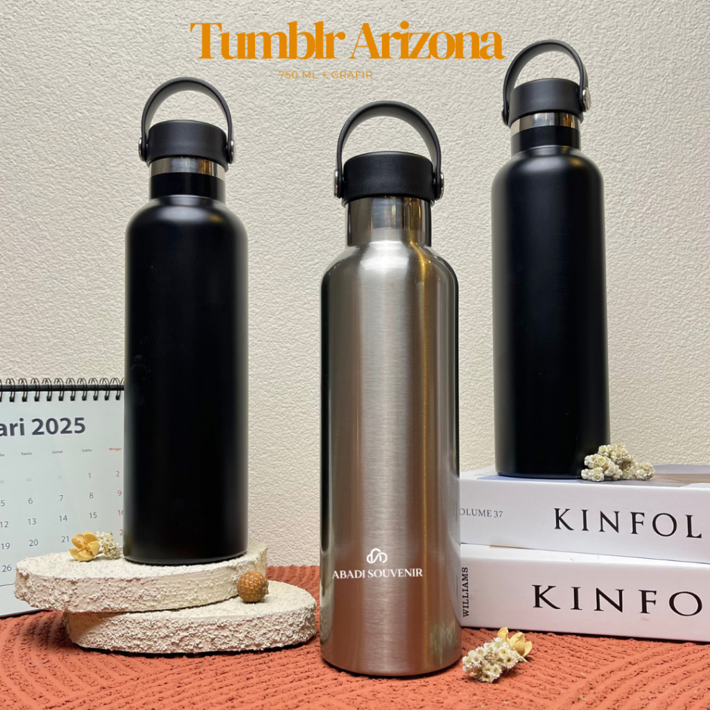 Jual Tumbler Stainless Arizona 750 ml Custom Grafir | Shopee Indonesia