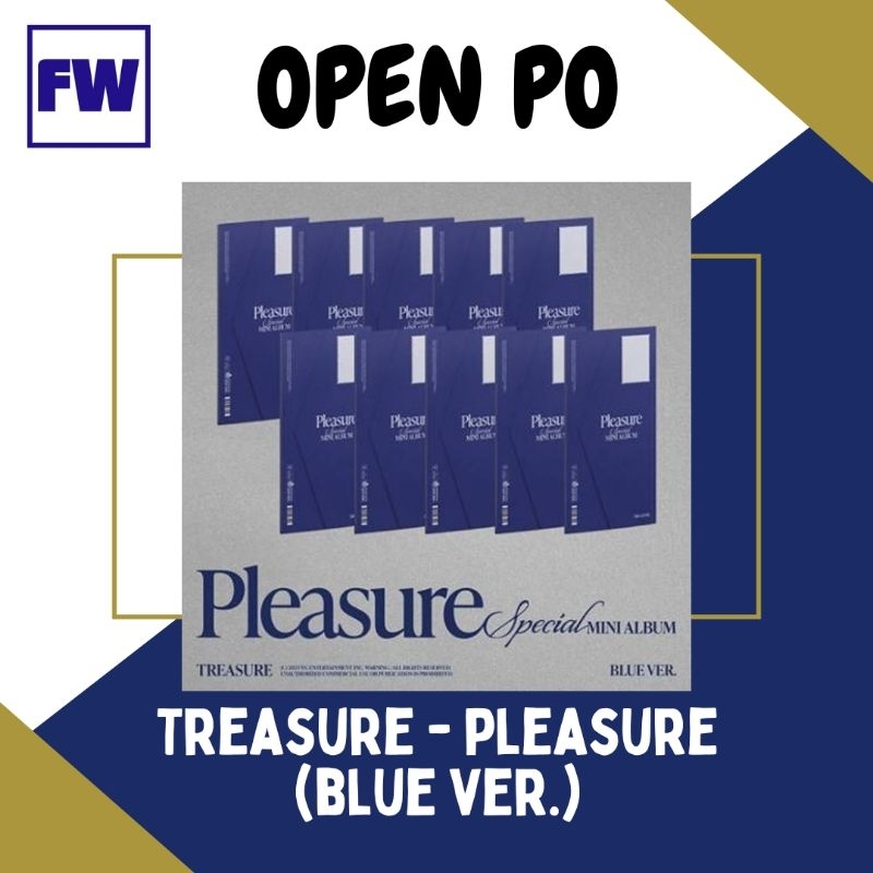 Jual Treasure Pleasure (Blue ver.) Special Mini Album Official | Shopee ...