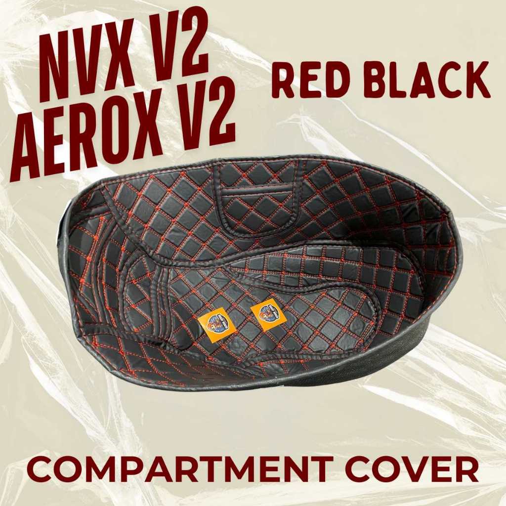 Jual Compartment Cover NVX V2 AEROX V2 Red Black Kebon Jeruk sparepart ...