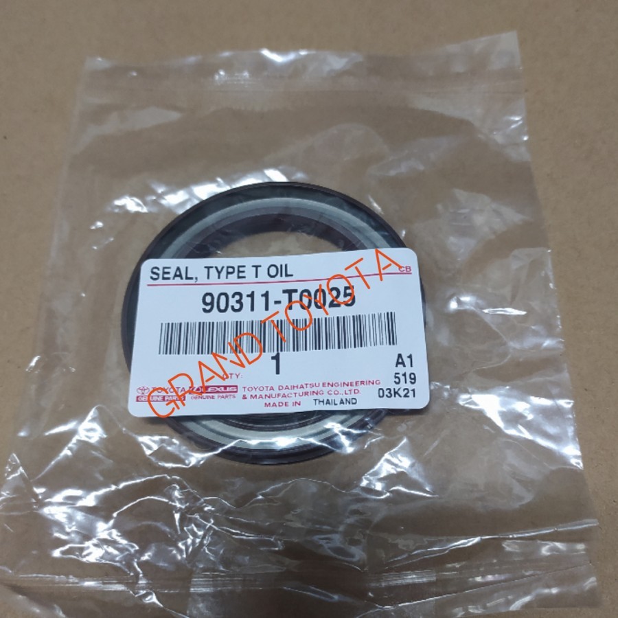 Jual Seal Kruk Krek As Depan Innova Fortuner Hilux Hiace 90311-T0025 ASLI | Shopee Indonesia