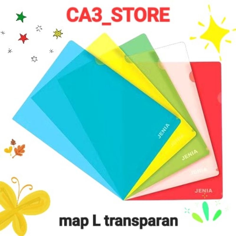 Jual Map PLASTIK L BENING/ Map PLASTIK TRANSPARAN/ Map L ukuran Folio ...