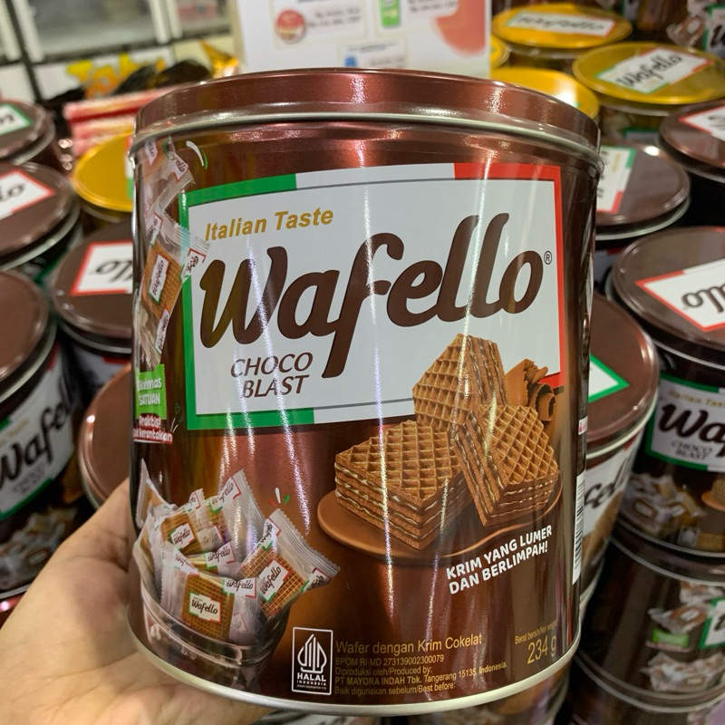 Jual Wafello Wafer Kaleng 234gr | Shopee Indonesia